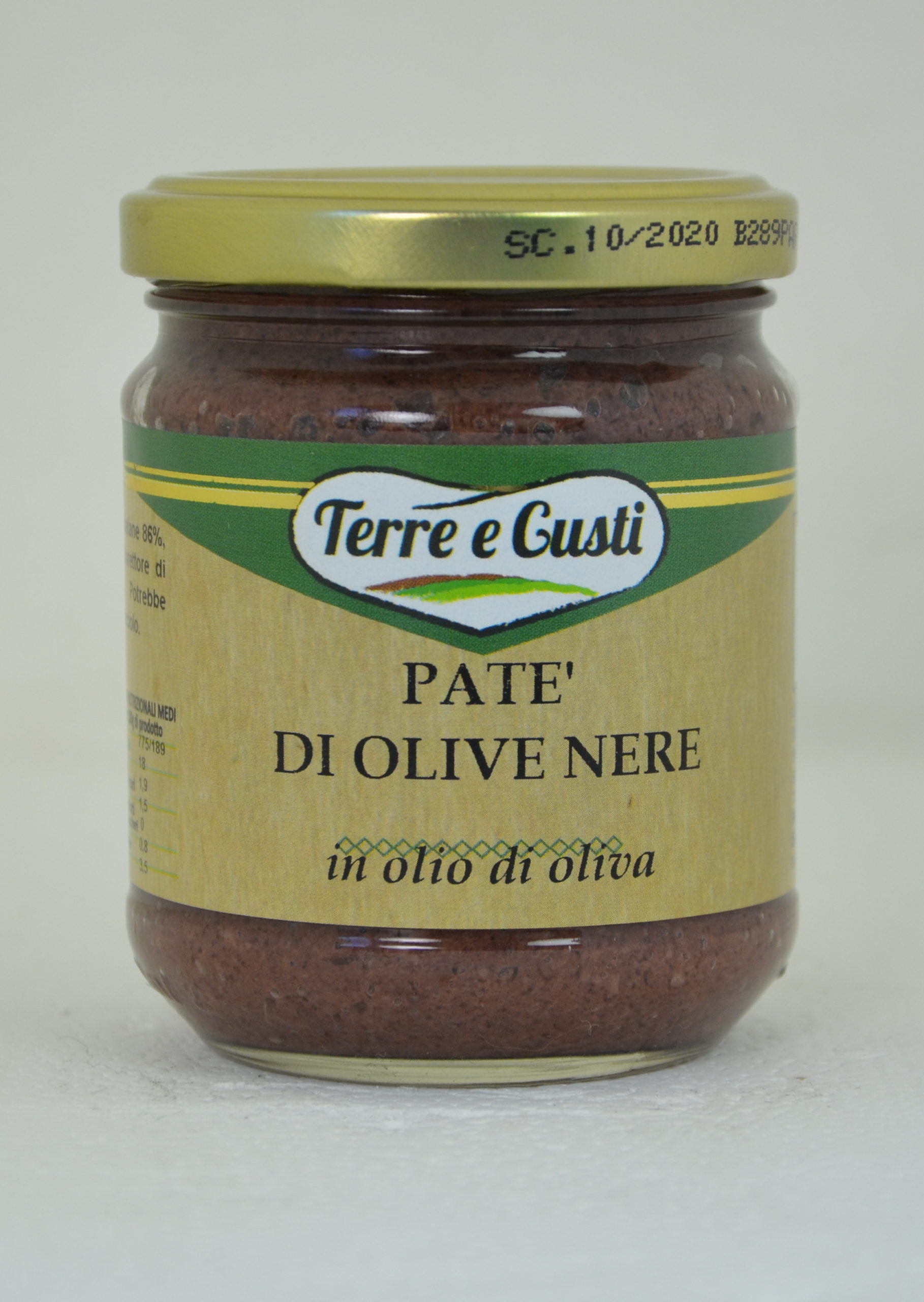 Patè di Olive Nere – Terre e Gusti