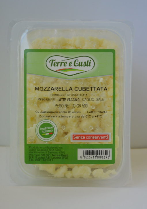 Mozzarella Cubettata – Terre e Gusti